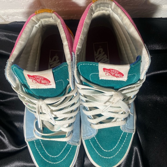 Vans | Shoes | Womens Multi Colored Hitop Vans | Poshmark